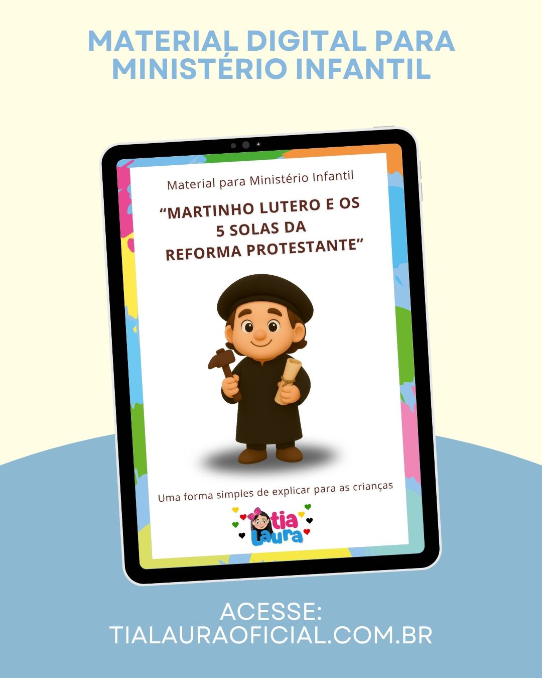 E-Book Martinho Lutero e os 5 Solas da Reforma protestante – Tia Laura ...